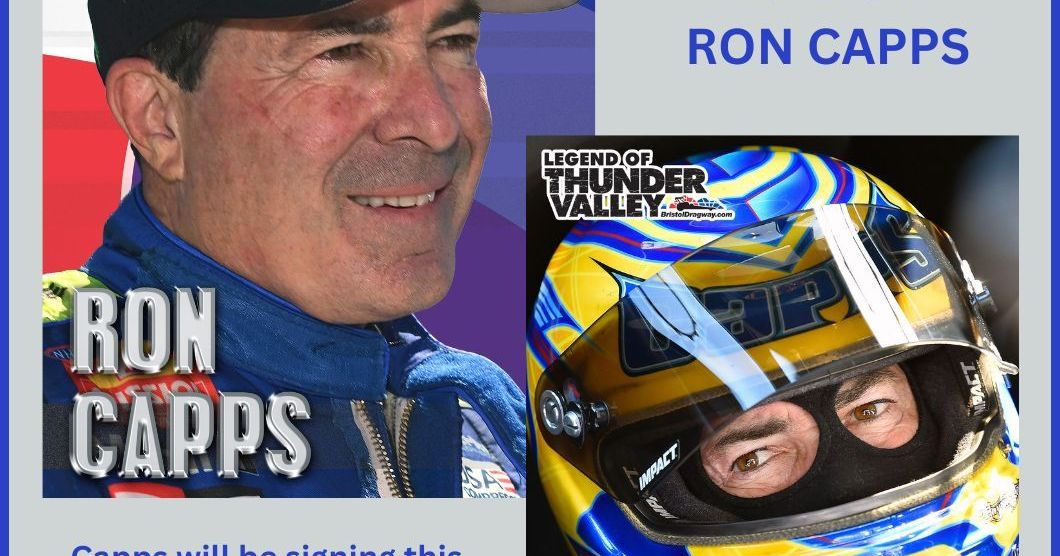 NHRA Funny Car racer Ron Capps named 2026 Legend of Thunder Valley at ...
