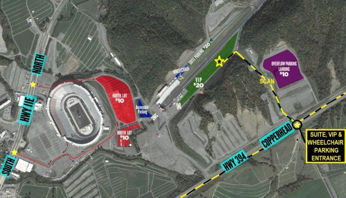 New Hampshire Motor Speedway Map